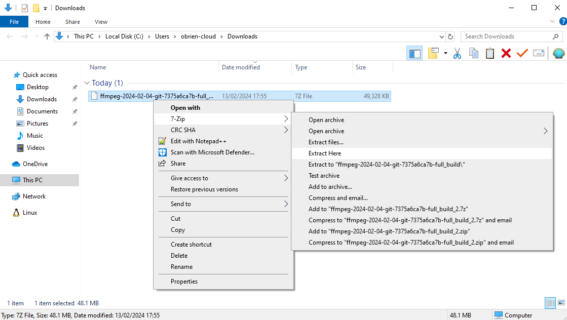 How to: Install FFmpeg