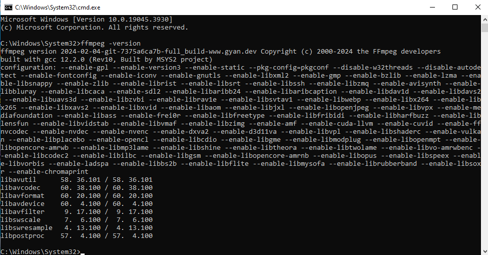 How to: Install FFmpeg